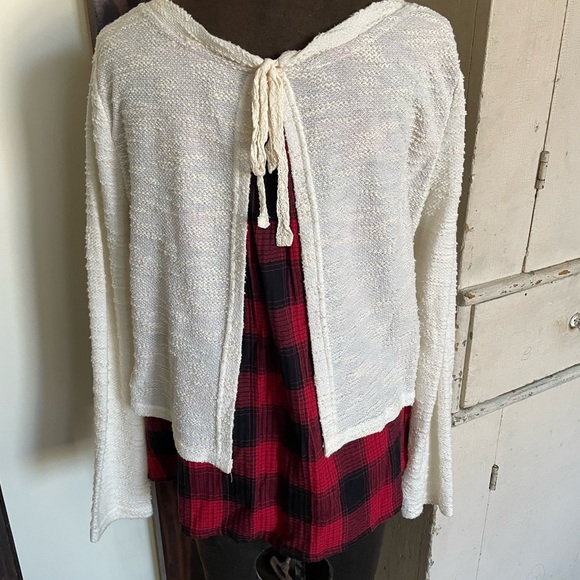 entro | Tops | Entro Layered Look Plaid Tunic Top Final Sale | Poshmark